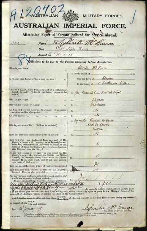 McCance | Bryan. Halbert. McMillan. Perrin.